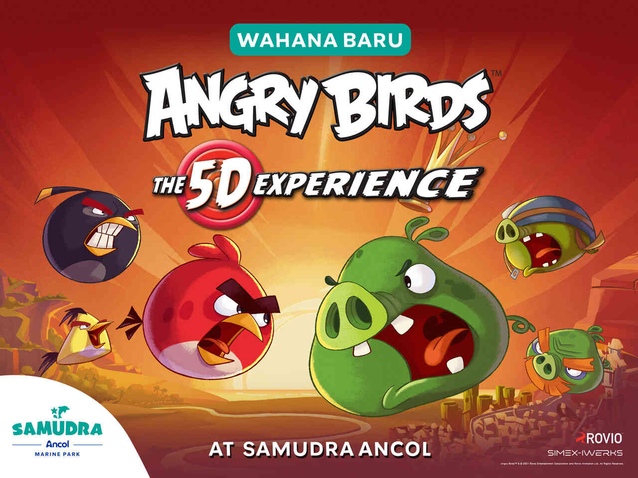 Angry Birds 5D Experience Resmi Hadir di Samudra Ancol Mulai 1 Desember 2025